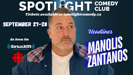 Tickets | Manolis Zantanos | Spotlight Comedy Club
