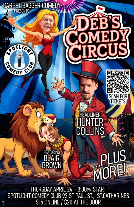 Tickets | Deb's Comedy Circus | Spotlight Comedy Club