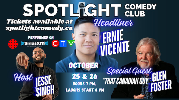 Tickets | Ernie Vicente | Spotlight Comedy Club