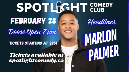 Tickets | Marlon Palmer | Spotlight Comedy Club