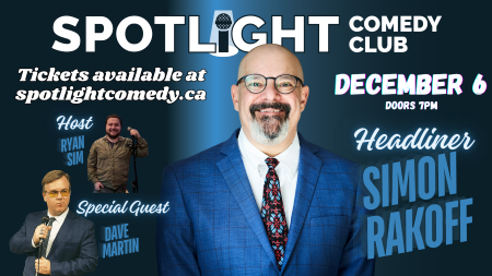 Tickets | SIMON RAKOFF | Spotlight Comedy Club